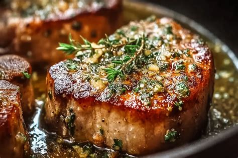 Garlic Butter Pan Seared Pork Chops Juicy Skillet Recipe