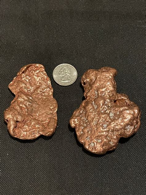 One Pound Of 3 Tumbled Copper Nuggets 100 Natural Michigan Native