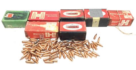 Lot 250 Rifle Bullets And Reloading Supplies