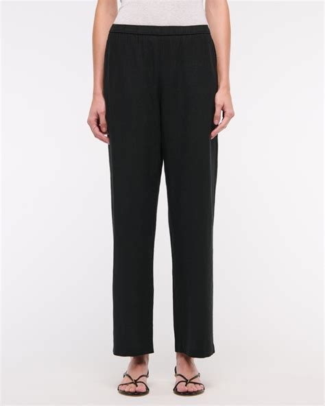 Womens Black Pants Abercrombie And Fitch
