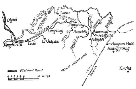 Maps Of The Ledo Road In The China Burma India Theater Of World War Ii