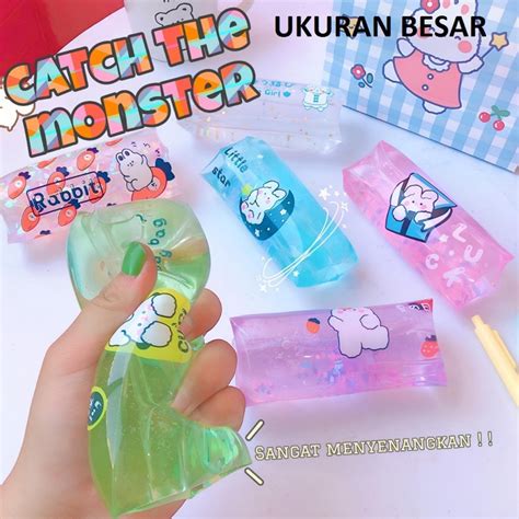 Jual Mainan Catch The Monster Water Snake Toys Jelly Mini Viral Squisy