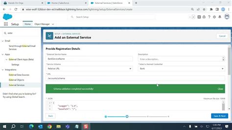 How To Create An External Service With Named Credentials In Salesforce Youtube