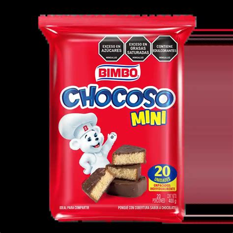 Bimbo Tajada Chocoso Mini X20 400 G Desde 14800