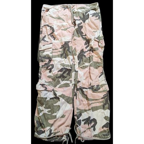 90s Retro Paratrooper Vintage Style Fatigue Pants By Depop