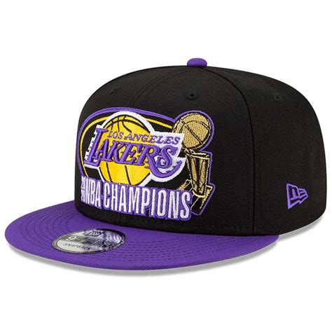New Era Los Angeles Lakers Black 2020 Nba Finals Champions Title Trophy