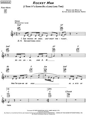 Rocket Man Sheet Music By Elton John