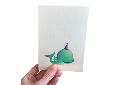 Verjaardagskaart Walvis Wentink Art