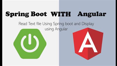 Spring Boot And Angular Project To Read Text File And Display Data