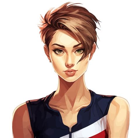 Premium Vector American Beautiful Girl