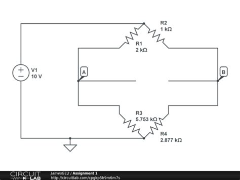Assignment 1 Circuitlab