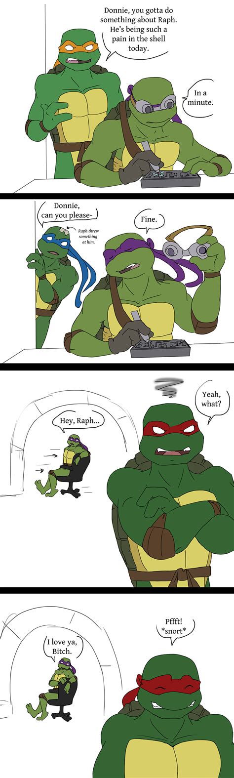 Tmnt 2k3 Love Ya Bitch By Ty Chou On Deviantart