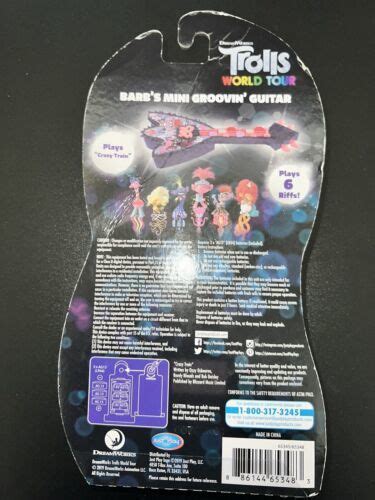 Dreamworks Trolls World Tour Guitar Barb Mini Groovin Guitar 4687516446
