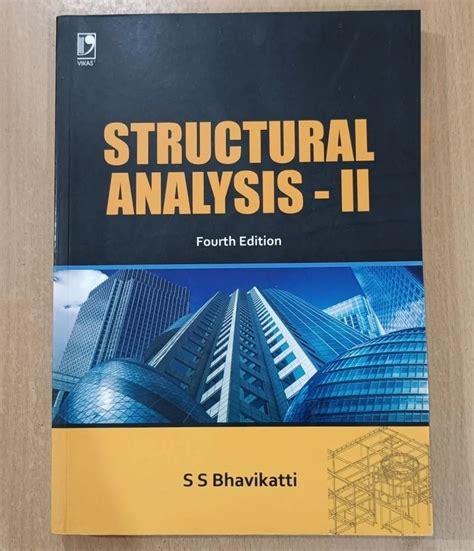 Structural Analysis Vol 2 By S S Bhavikatti 4th Ed At ₹ 275piece
