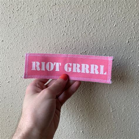 Riot Grrrl Patch Etsy