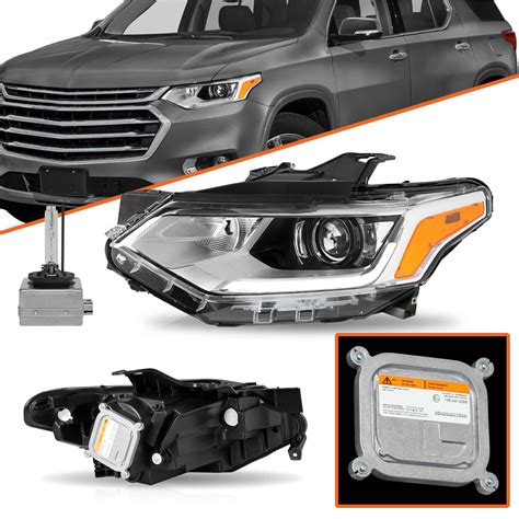 Bryght For 2018 2021 Chevy Traverse Hidxenon Headlights Left Side W