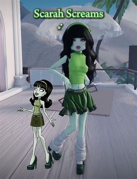 ⭒๋𐙚 Dress To Impress Scarah Screams Monster High School Monster High