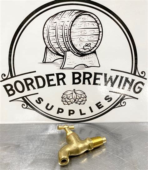Brass Tap Barrel 8mm Border Brewing Supplies