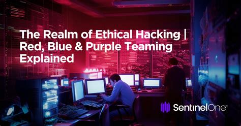 The Realm Of Ethical Hacking Red Blue And Purple Teaming Explained