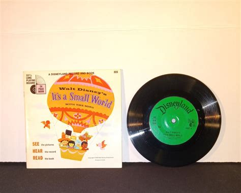 Walt Disneys Its A Small World Book And Record 1968 Etsy