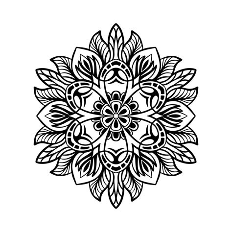 Boho Style Ornament Design Mandala 14460426 Vector Art At Vecteezy