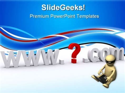 Internet Address Communication Powerpoint Themes And Powerpoint Slides 0711