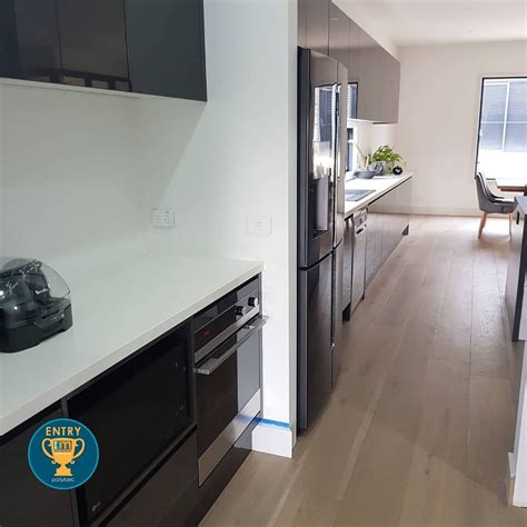 Stunning Polytec Cinder Gloss Kitchen