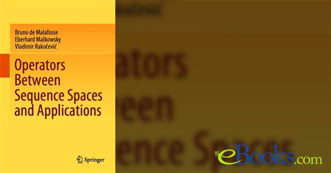 operators between sequence spaces and applications