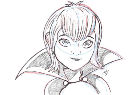 Mavis Dracula Drawing