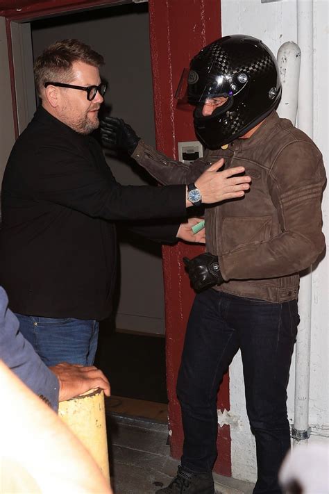 James Corden And Tom Cruise Share A Quick Embrace After Dinner Just