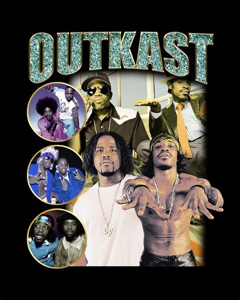 Outkast Oldschool Rap T Shirt Style Music Poster Design Graphic