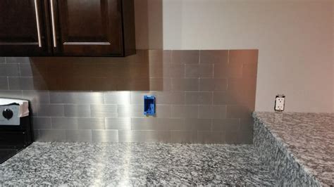 Stainless Steel Backsplash Tiles For Kitchen Stove Art3d 100 Pieces