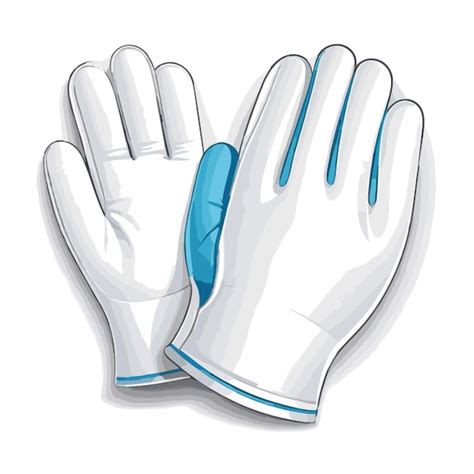 Premium Vector Gloves Vector On A White Background