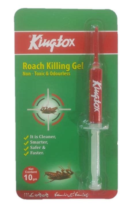 Kingtox Roach Killing Gel King Gel Injection 10 Grams Cockroach Killer