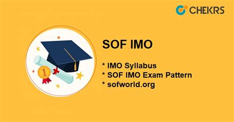 Imo 2025 Syllabus Sof Imo Class 1 To 12 Syllabus Exam Pattern