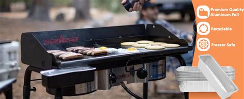 Grease Tray With Catch Pan Liners For Camp Chef Griddle
