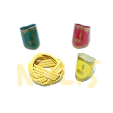 Jual Nulis Ring Kacu Pramuka Kuning Merah Hijau Pengait Kachu Pengikat Kachu Ring Cincin