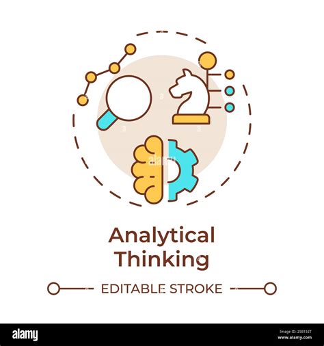 Analytical Thinking Multi Color Concept Icon Stock Vector Image And Art
