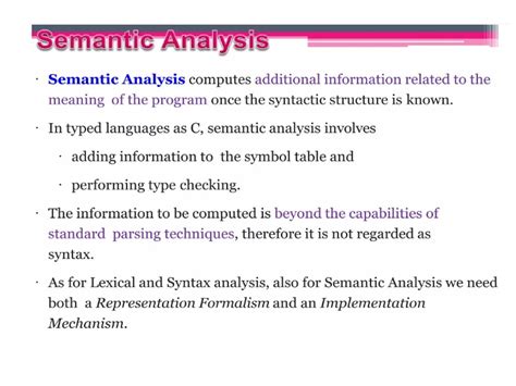 Compiler Deisgn Semantic Analysis Of Compiler Design Pptx