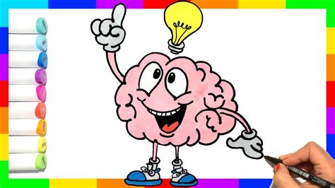 Brain Cartoon Drawing