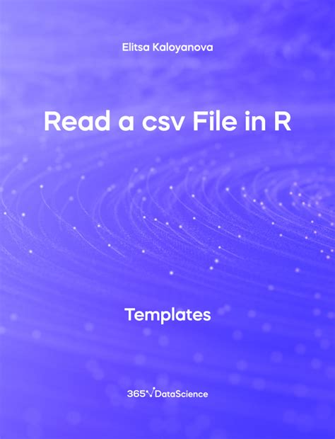 Read A Csv File In R Template Data Science