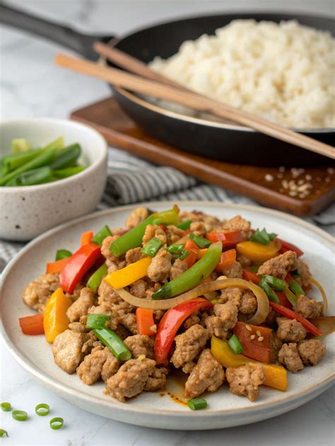 Easy 15 Minute Chinese Ground Turkey Recipe 30minuteplate