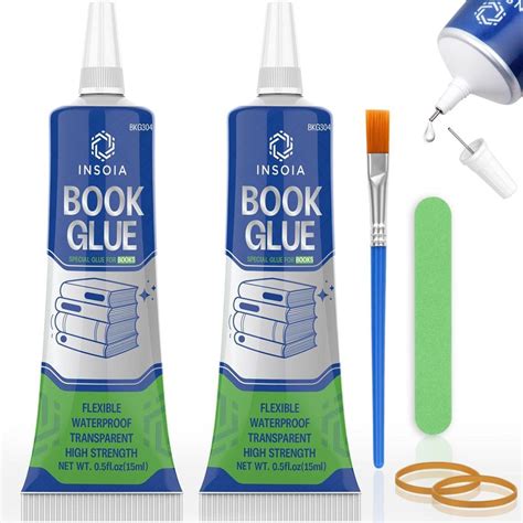 Book Glue 15ml X 2 Book Adhesive Clear Book Binding Adhesive