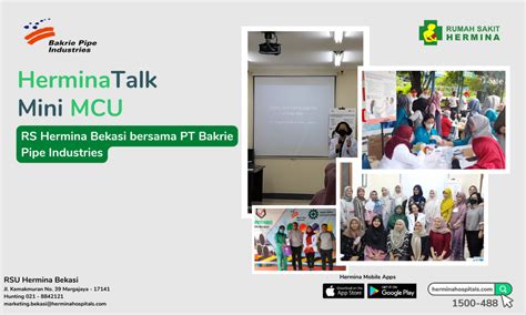 Hermina Talk Dan Mini Mcu Rs Hermina Bekasi Bersama Bakrie Pipe Industries
