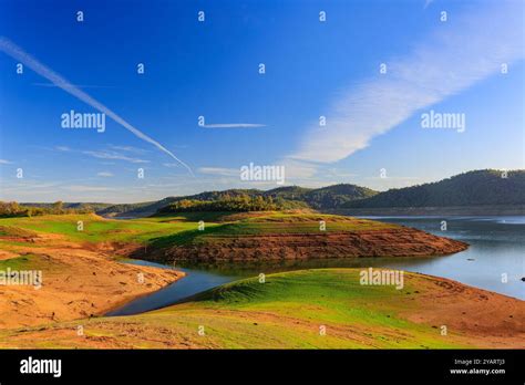 Sunny View Of The Landscape Of San Luis Reservoir State Recreation Area