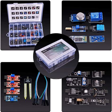 Osoyoo 20 In 1 Ultimate Sensor Kit For R3 Mega2560 Nano Raspberry Pi Diy Learning Package With