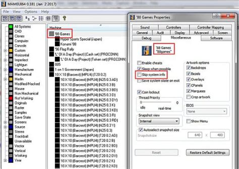 Retroarch Mame Disable Info Screens Emulation LaunchBox Community Forums