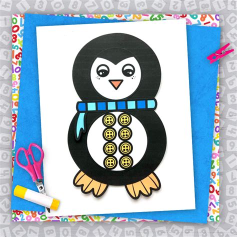 Number Craft Eight Penguin Made By Teachers