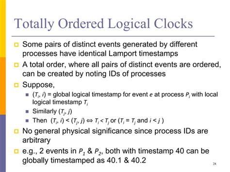 Physical And Logical Clocks Pptx