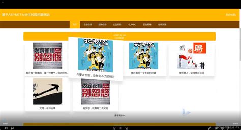 基于aspnet大学生校园招聘网站的设计与开发校园招聘网页设计 Csdn博客